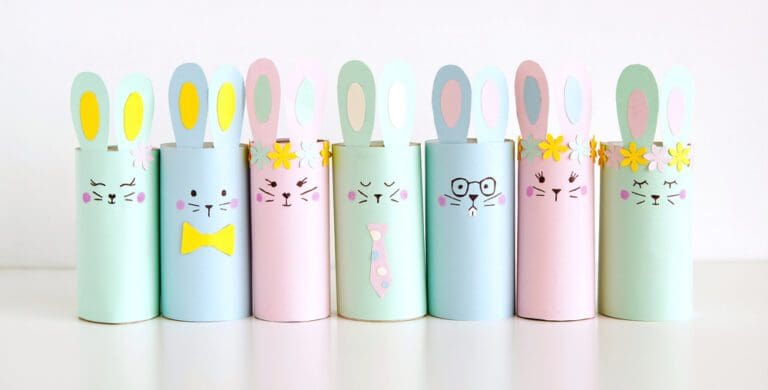 Wat te doen met lege wc rollen? Knutselen!