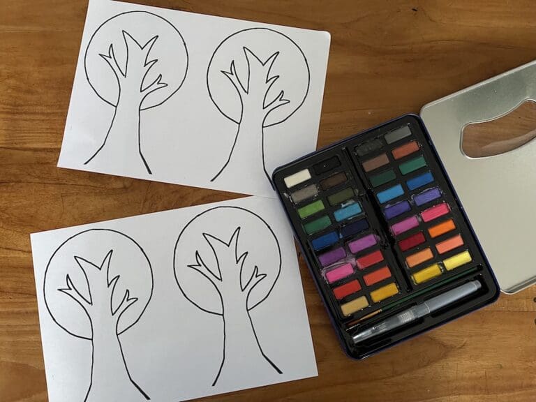 DIY: 4 seizoenen boom knutselen [met printable] | Voormijnkleintje.nl