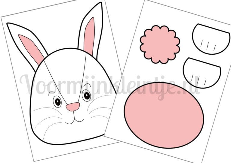 Makkelijke konijn surprise maken – printable | Voormijnkleintje.nl