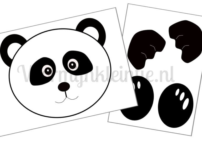 Makkelijke panda surprise maken – printable | Voormijnkleintje.nl