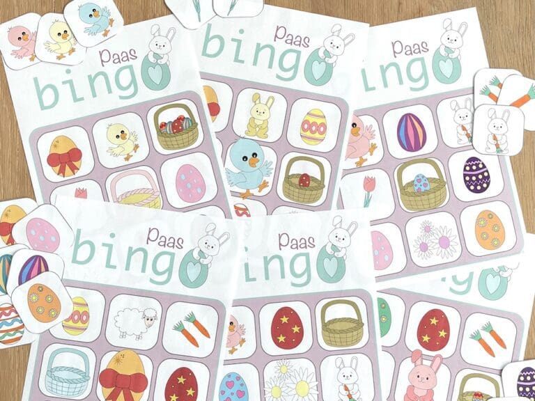 Paasbingo printen! Leuk alternatief voor eieren zoeken | Voormijnkleintje.nl