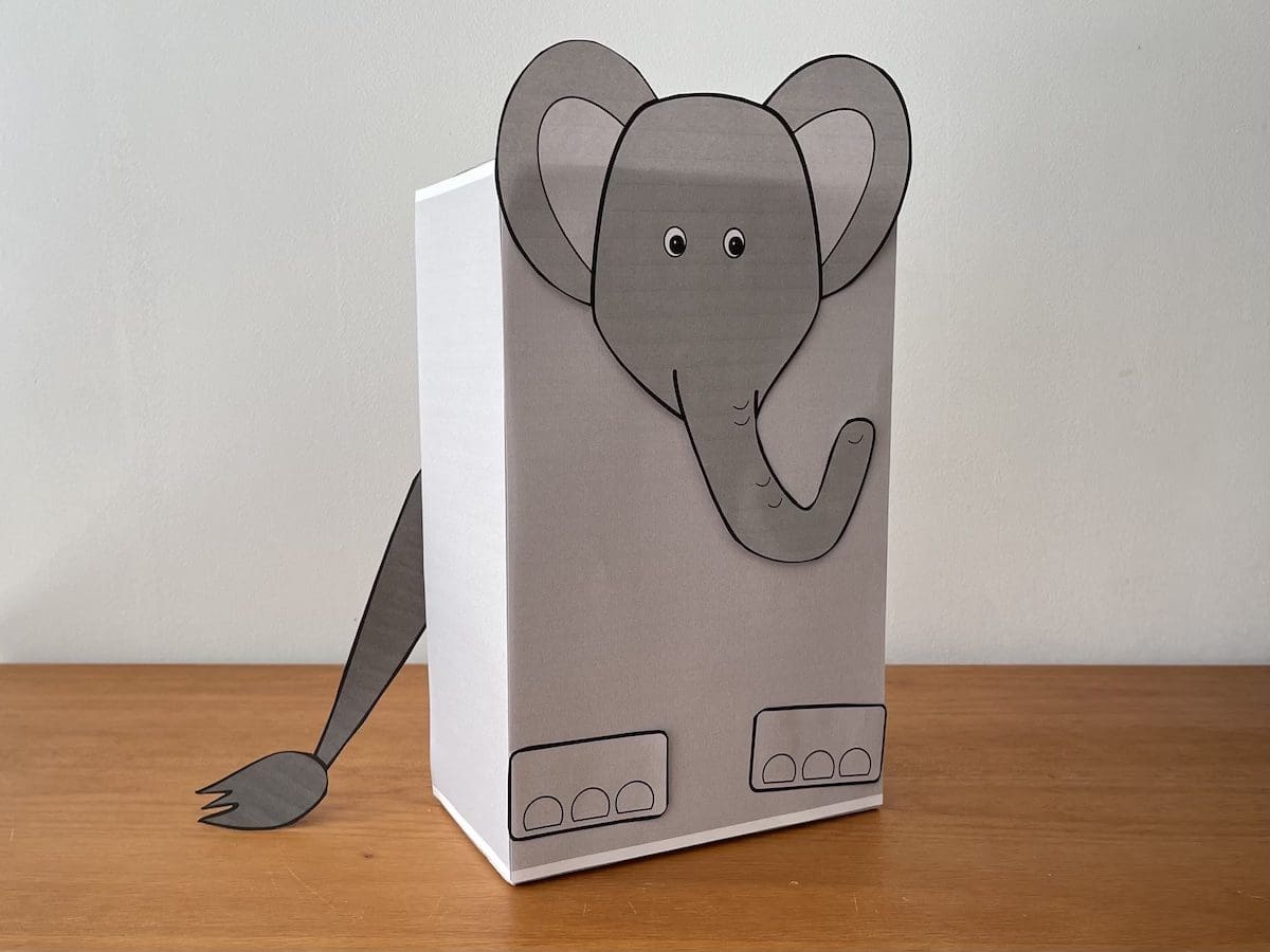 Makkelijke olifant surprise maken – printable
