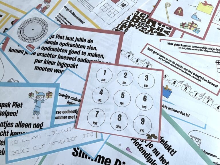 Slimme Pietendiploma met opdrachten, leuk spel om te printen ...